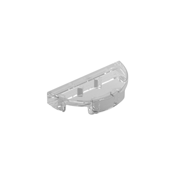 LEGO Transparent Tile 1 x 2 Half Circle (1748) | Brick Owl