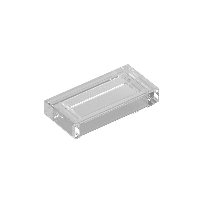 LEGO Transparent Tile 1 x 2 with Groove (3069 / 113477) | Brick Owl