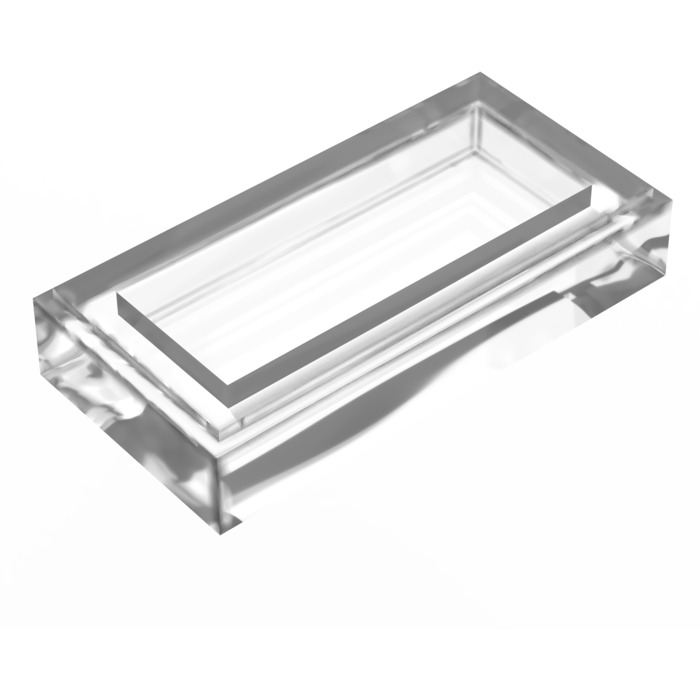 LEGO Transparent Tile 1 x 2 with Groove (3069) | Brick Owl