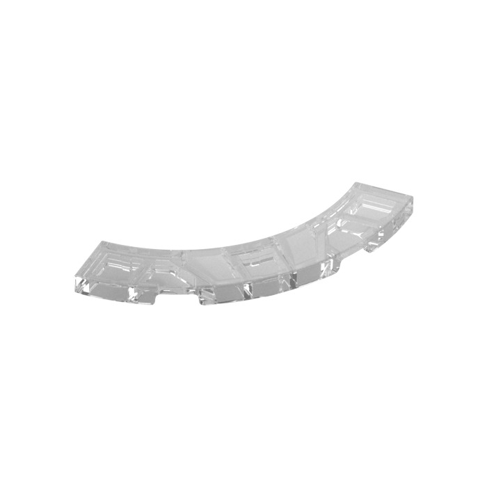 LEGO Transparent Tile 4 x 4 Curved Corner with Cutouts (3477 / 27507 ...