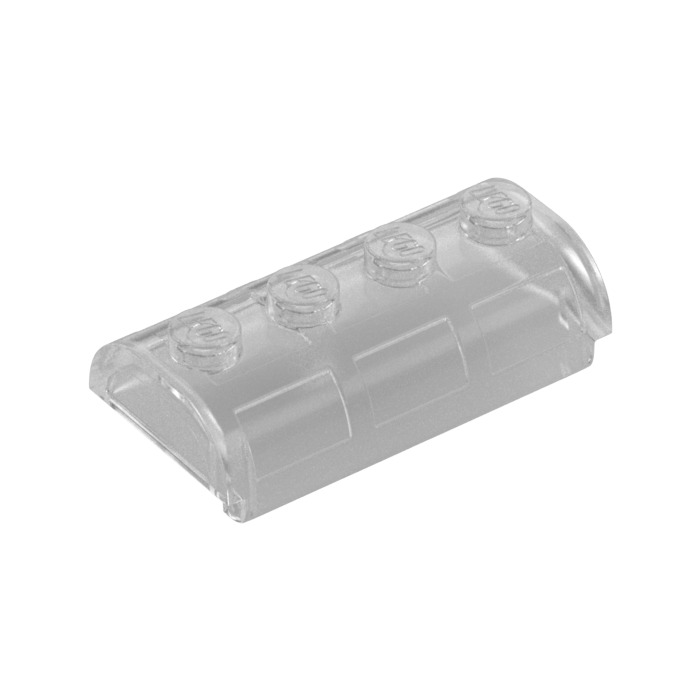 LEGO Transparent Treasure Chest Lid 2 x 4 Curved with Thick Hinge (4739 ...