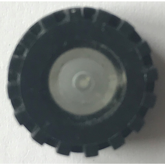 LEGO Transparent Wheel Centre with Stub Axles with Small Tire with ...