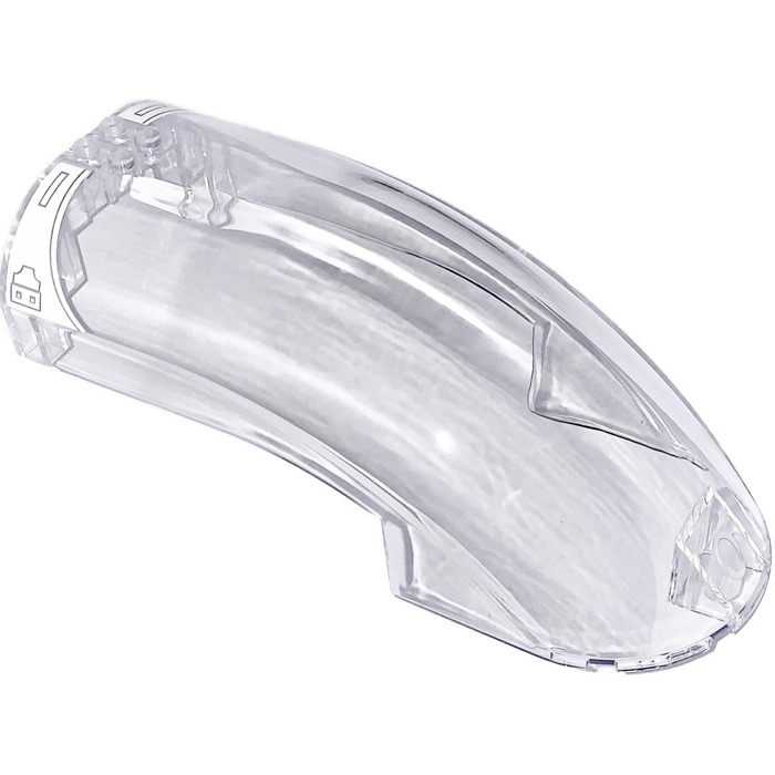 LEGO Transparent Windscreen 18 x 8 x 6 Curved with Cockpit Borders ...