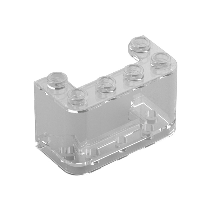 LEGO Transparent Windscreen 2 x 4 x 2 (4594 / 35160) | Brick Owl
