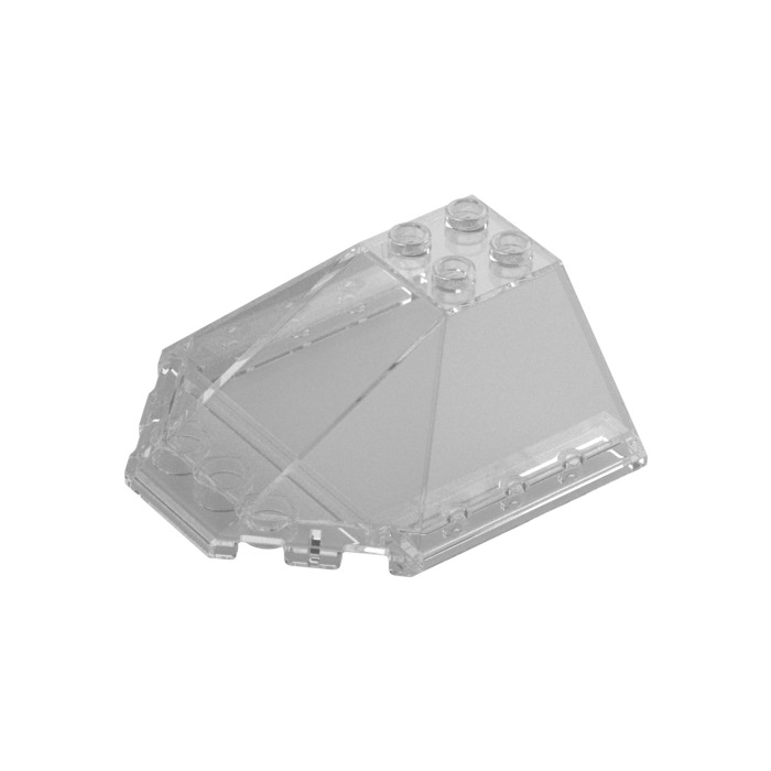 LEGO Transparent Windscreen 6 x 6 x 2 (35331 / 87606) | Brick Owl ...
