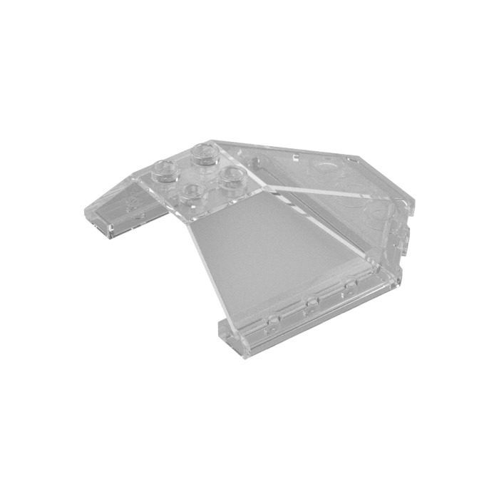 LEGO Transparent Windscreen 6 x 6 x 2 (35331 / 87606) | Brick Owl ...