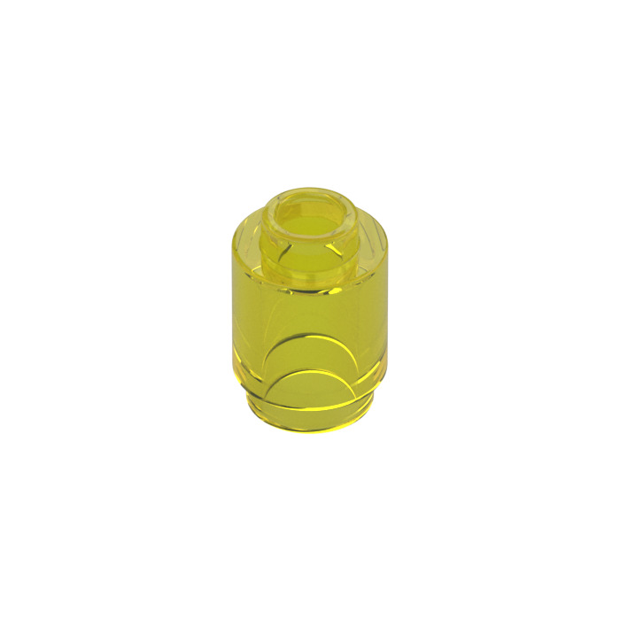 LEGO Transparent Yellow Brick 1 x 1 Round with Open Stud (3062) | Brick Owl