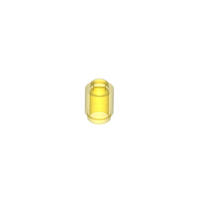 LEGO Transparent Yellow Brick 1 x 1 Round with Open Stud (3062) | Brick Owl