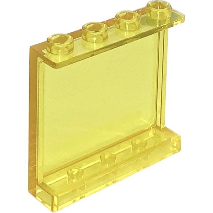 LEGO Transparent Yellow Panel 1 x 4 x 3 with Side Supports (35323 / ...