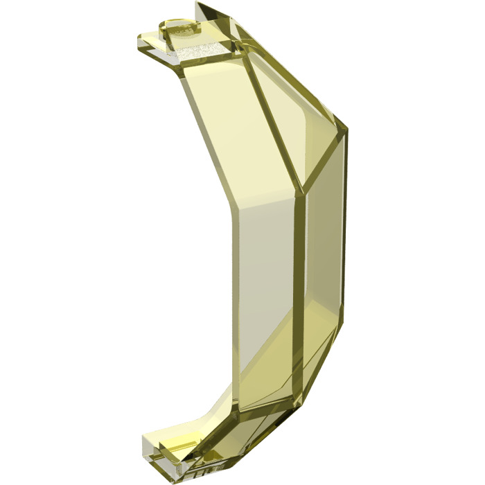 LEGO Transparent Yellow Panel 3 x 3 x 6 Corner (2468) | Brick Owl ...