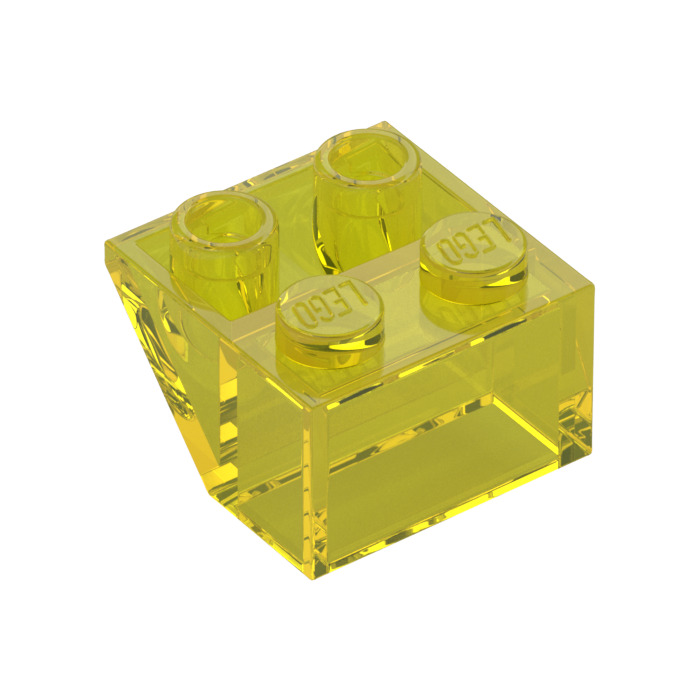 LEGO Transparent Yellow Slope 2 x 2 (45°) Inverted (3660 / 7261 ...