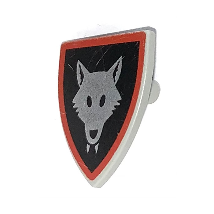 LEGO Triangular Shield (Short) with Wolfpack Pattern (Undetermined ...