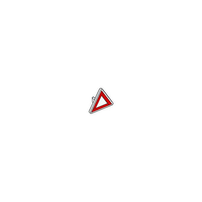 LEGO Triangular Sign with Accident Warning Red Triangle with Split Clip ...