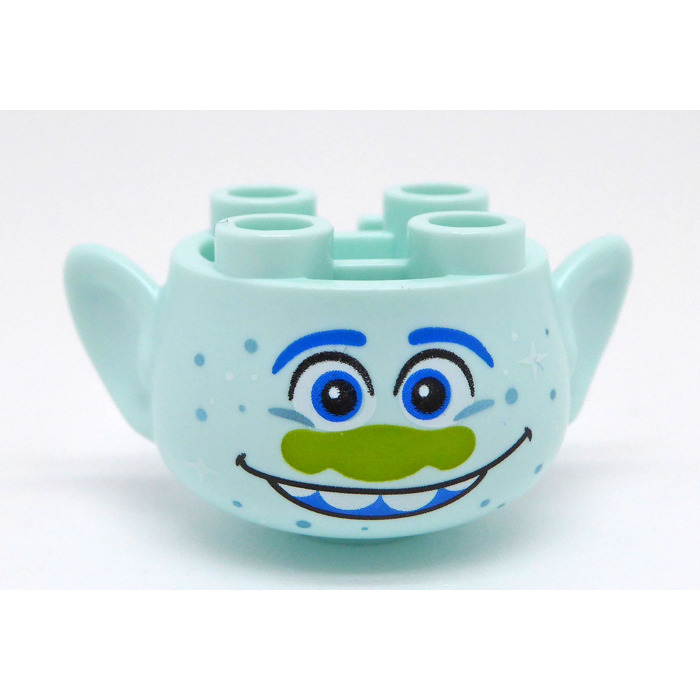 LEGO Troll Head with Guy Diamond Face with Smile (66834) | Brick Owl ...
