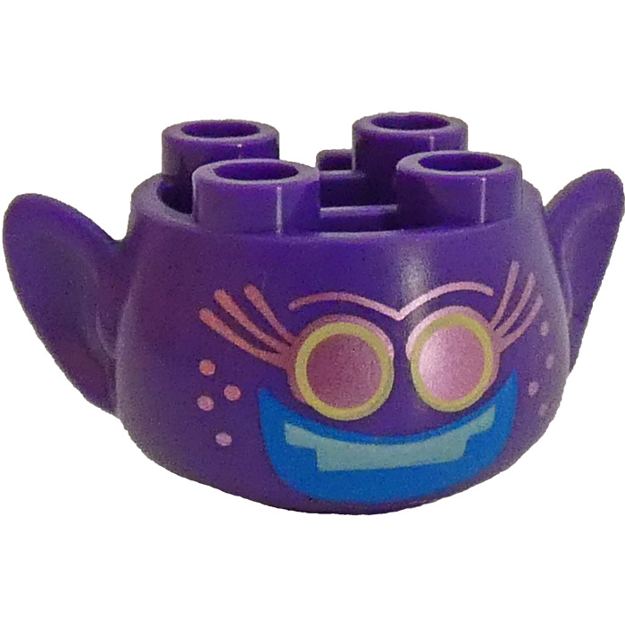 LEGO Troll Head with Mermaid Face with Smile (66774) | Brick Owl - LEGO ...