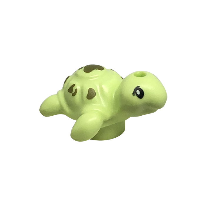 LEGO Turtle (Baby) with Olive Green Patches (49576 / 51069) | Brick Owl