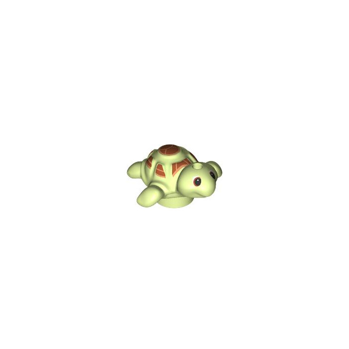 LEGO Turtle (Baby) with Reddish Brown and Medium Dark Flesh | Brick Owl ...