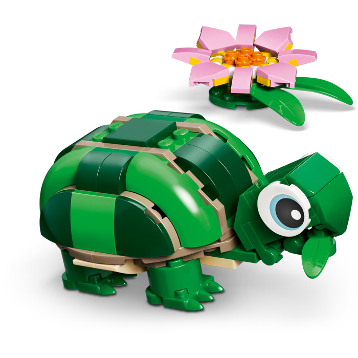 LEGO Turtle with a Water Lily Set 31377 | Brick Owl