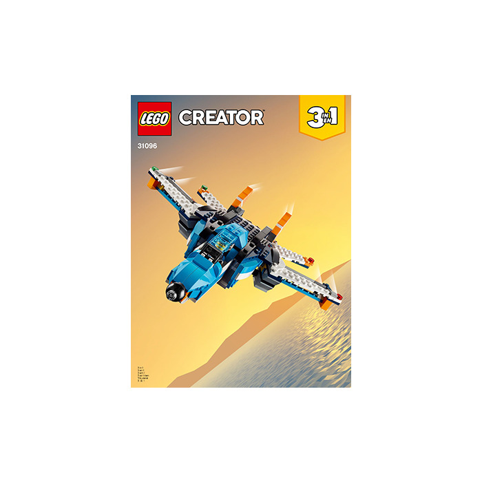 LEGO Twin-Rotor Helicopter Set 31096 Instructions | Brick Owl - LEGO ...