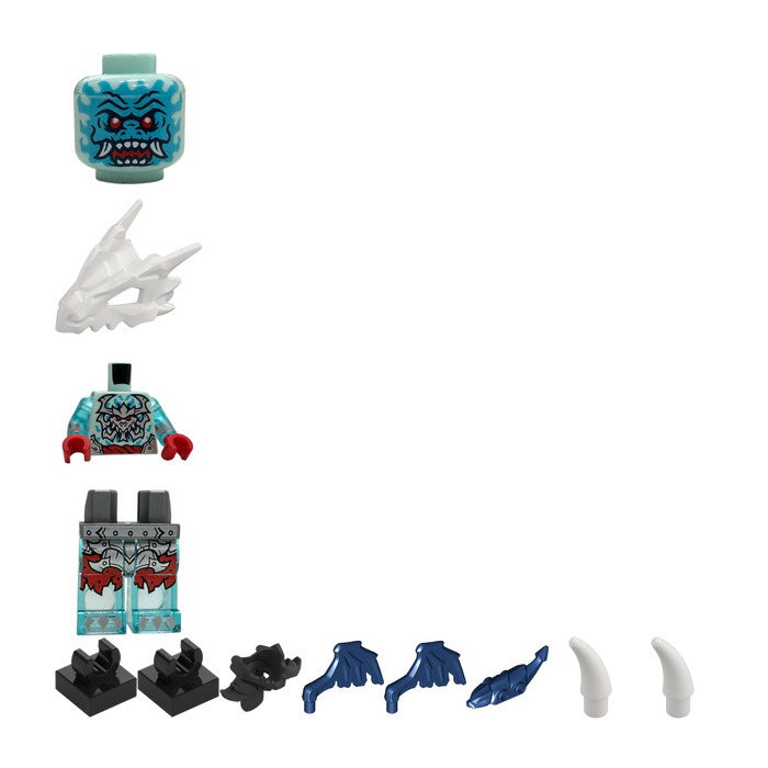 LEGO Tyr (Spectral) with Dragon Backpack Minifigure | Brick Owl - LEGO ...