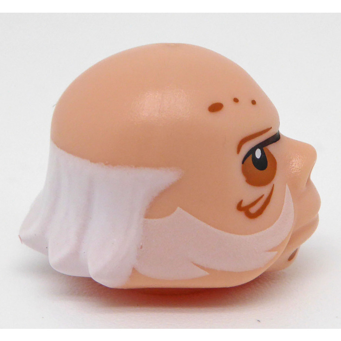 LEGO Ugnaught Head with White Hair (24961) | Brick Owl - LEGO Marketplace