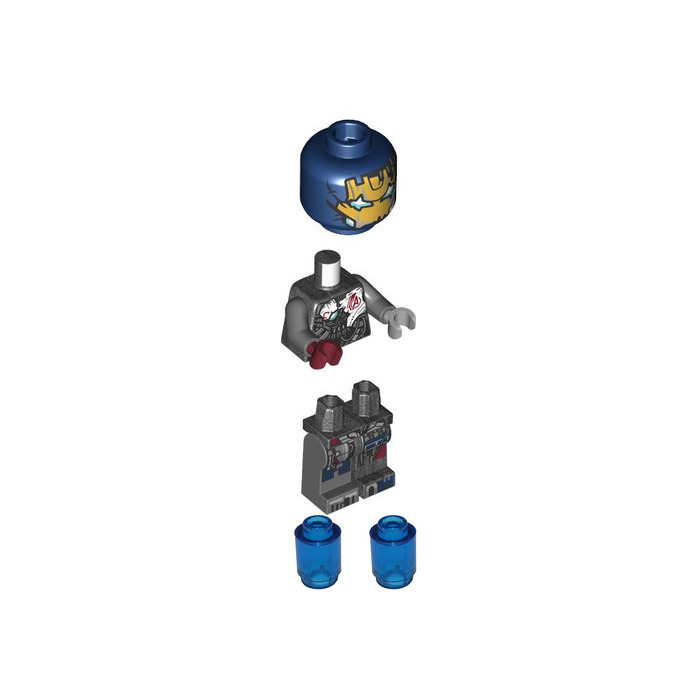 LEGO Ultron MK1 with Dark Blue Head with Foot Repulsors | Brick Owl ...