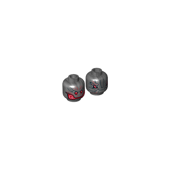 LEGO Ultron Prime Minifigure Head (3626 / 20958) | Brick Owl