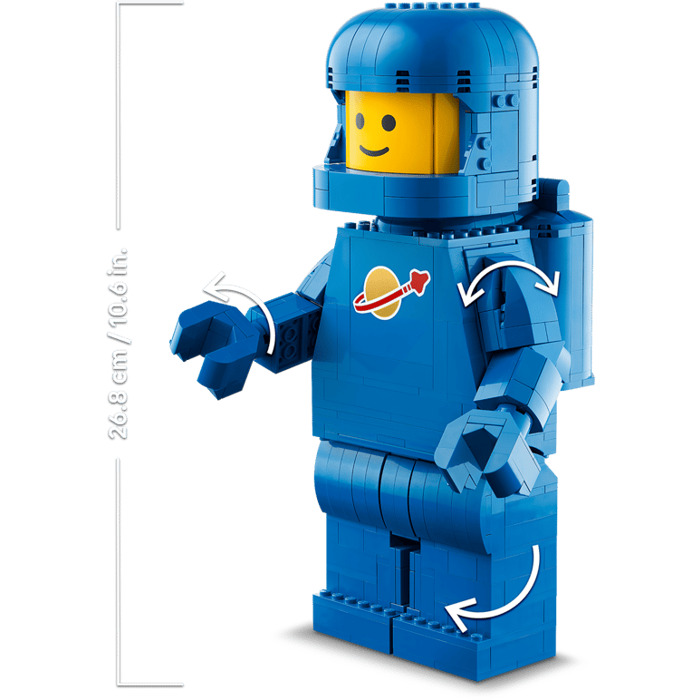 LEGO Up-Scaled Blue Astronaut Minifigure Set 40921 | Brick Owl