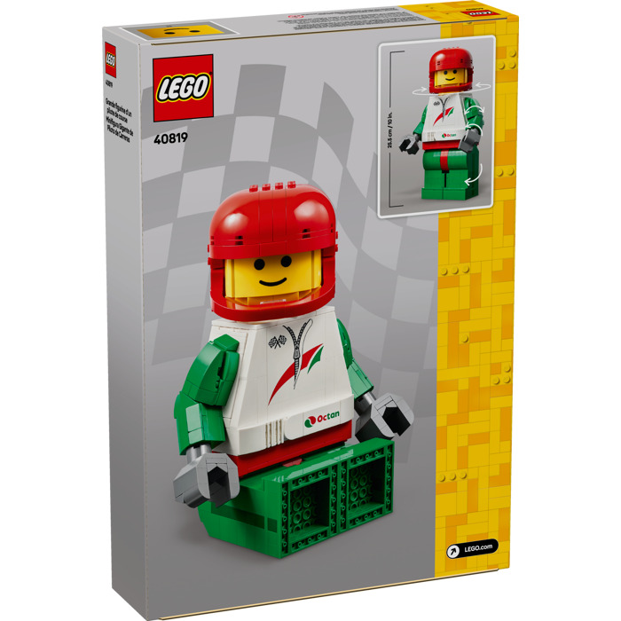 LEGO Up-Scaled Racing Driver Minifigure Set 40819 | Brick Owl - LEGO ...