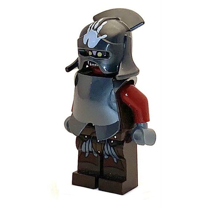 LEGO Uruk-hai with Handprint Helmet Minifigure | Brick Owl - LEGO ...