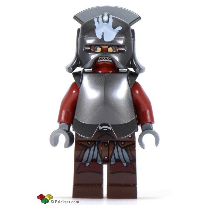 LEGO Uruk-hai with Handprint Helmet Minifigure | Brick Owl