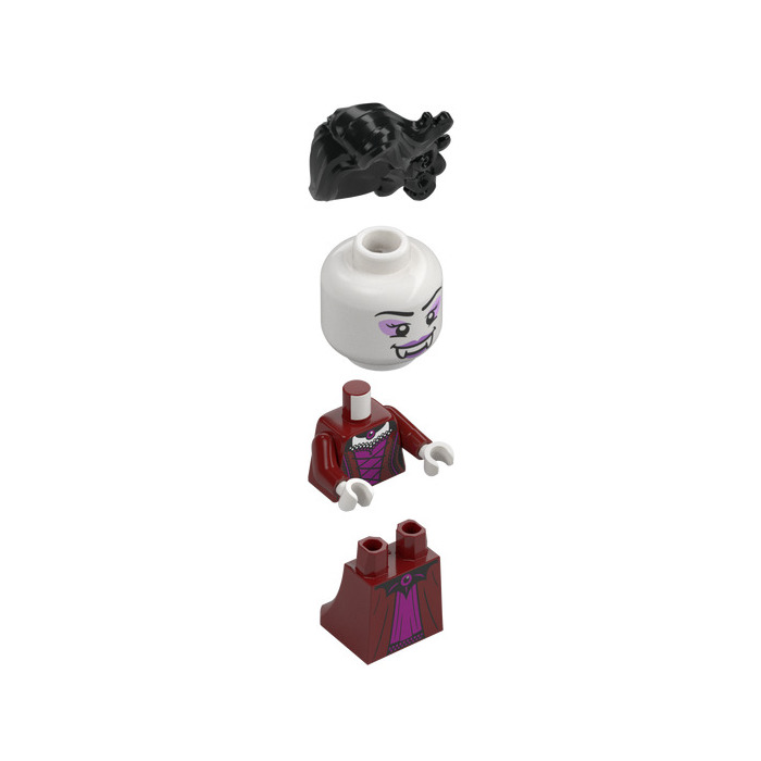 LEGO Vampire with Dark Red Dress Minifigure | Brick Owl