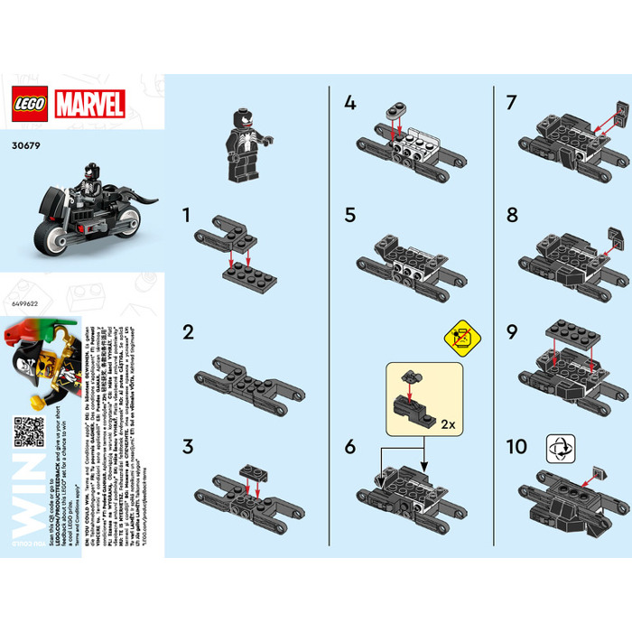 LEGO Venom Street Bike Set 30679 Instructions | Brick Owl - LEGO Marketplace