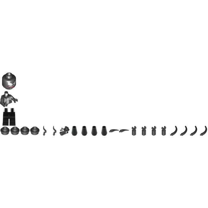 LEGO Venom with 4 Large Back Appendages Minifigure | Brick Owl - LEGO ...