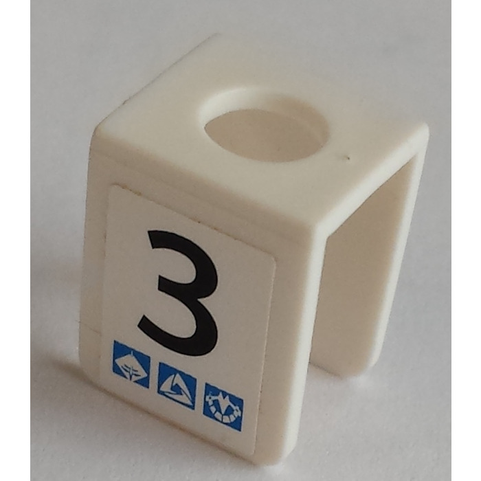 LEGO Vest with 3 and Gravity Games Sticker (3840) | Brick Owl - LEGO ...