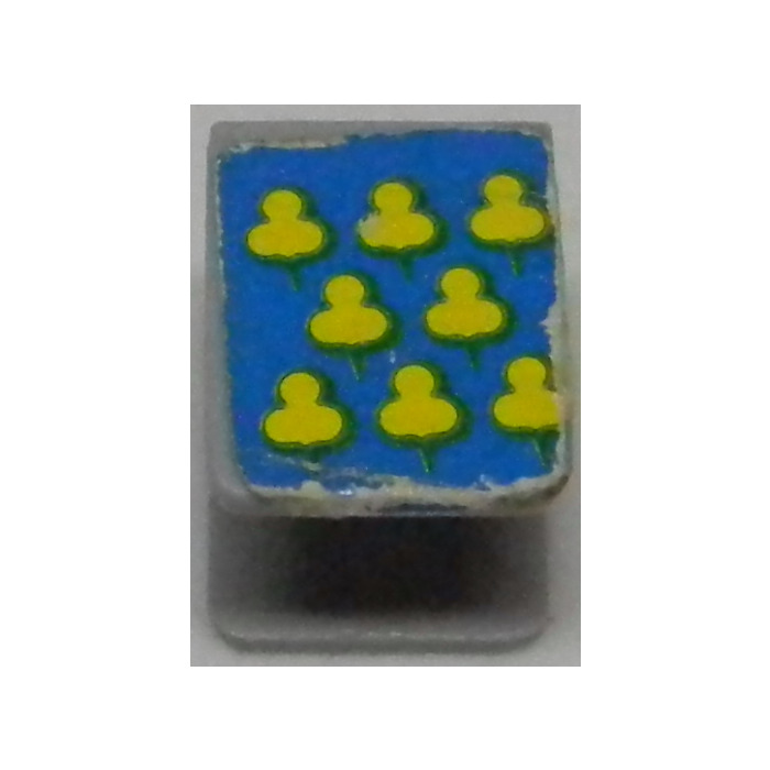 LEGO Vest with Yellow Clover on Blue Sticker (3840) | Brick Owl - LEGO ...