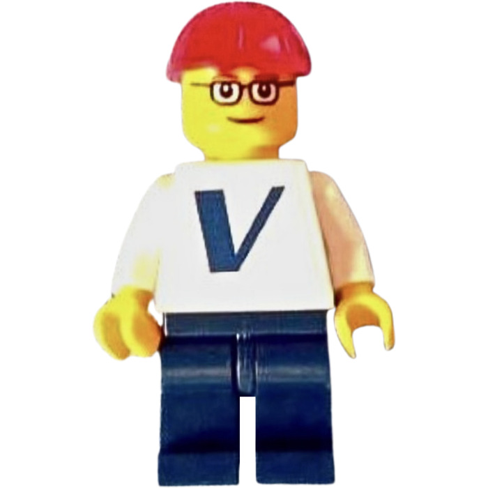 LEGO Vestas Engineer with White Shirt with Vestas Logo and Glasses ...
