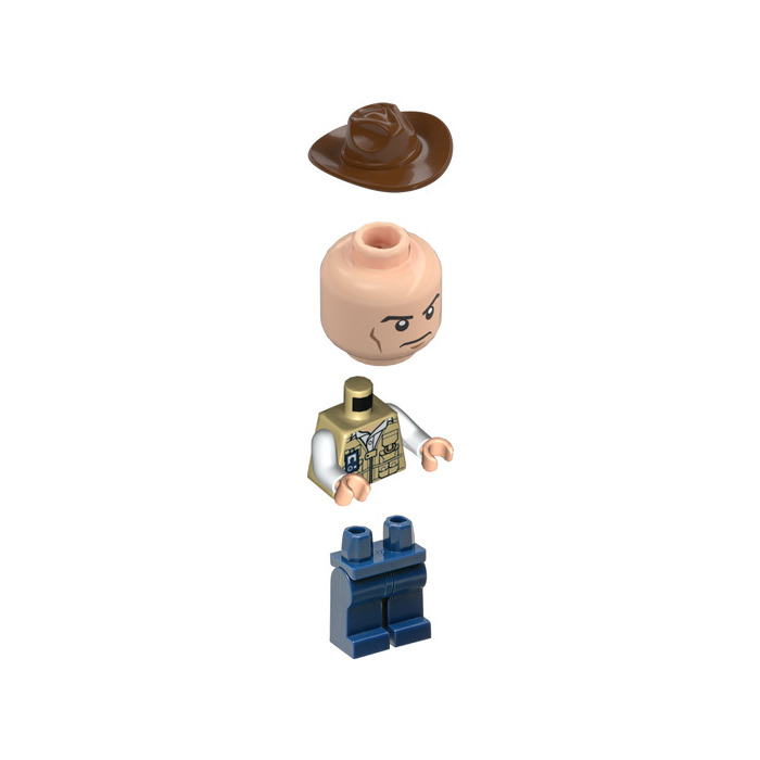 LEGO Vet with Fedora Hat and Scowl Minifigure | Brick Owl - LEGO ...