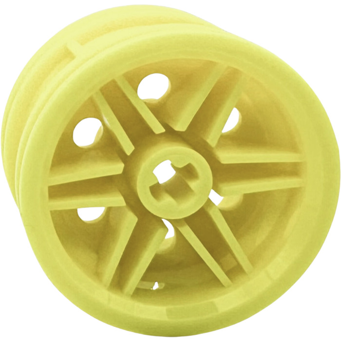 LEGO Vibrant Yellow Wheel Rim Ø30.4 x 20 with No Pinholes, with ...