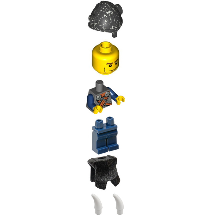 LEGO Viking Warrior with Armor Breastplate and Chin Dimple Minifigure ...