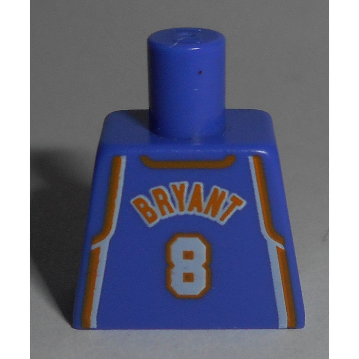 LEGO Violet Minifigure NBA Torso with NBA Los Angeles Lakers #8 (Road ...