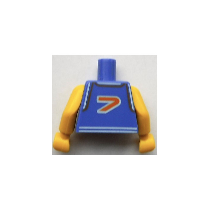 LEGO Violet NBA player, Number 7 Torso | Brick Owl - LEGO Marketplace