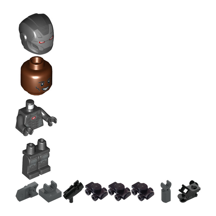 LEGO War Machine with Black and Silver Armor with Double Shooters ...