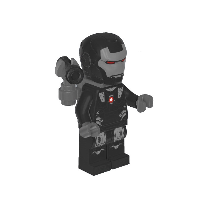 LEGO War Machine with Pearl Dark Gray and Silver Armor with Backpack ...
