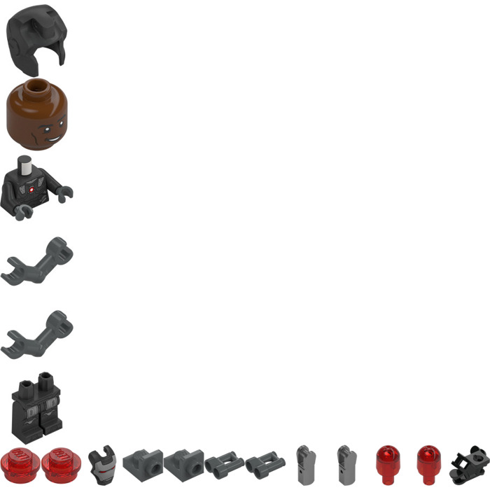 LEGO War Machine with Pearl Dark Gray and Silver Armor with Laser ...