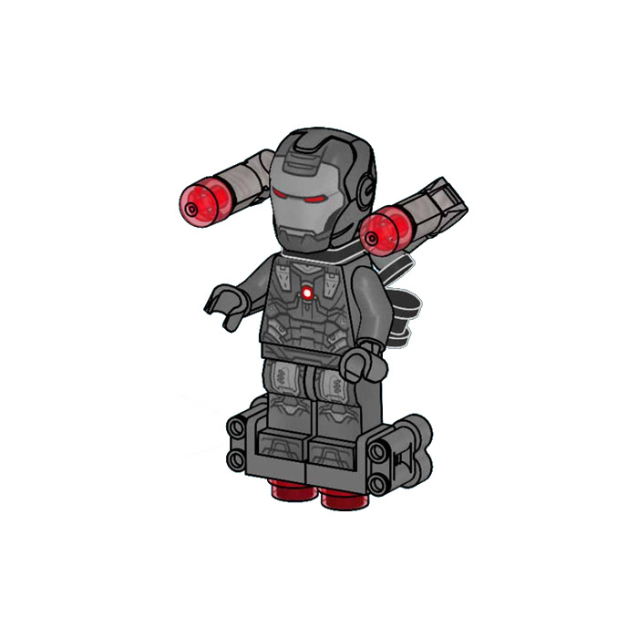 LEGO War Machine with Pearl Dark Gray and Silver Armor with Laser ...
