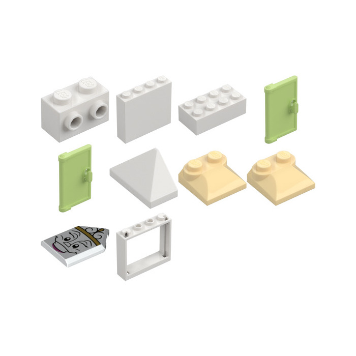LEGO Wardrobe with Yellowish Green Doors | Brick Owl - LEGO Marketplace