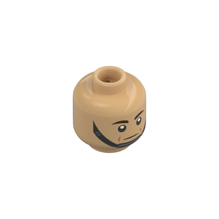 LEGO Warm Tan Imperial Navy Trooper (Warm Tan Head) Minifigure Head ...