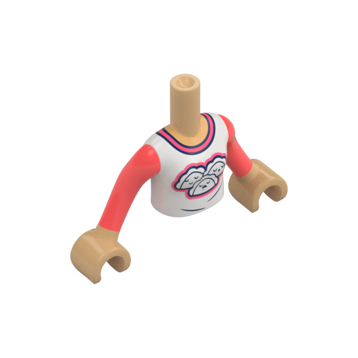 LEGO Liann with Coral Pajamas Friends Torso (73141 / 92456) | Brick Owl ...