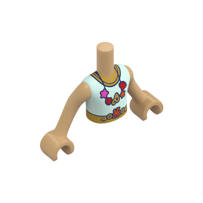 LEGO Olly with Merman Costume Friends Torso (92456) | Brick Owl - LEGO ...